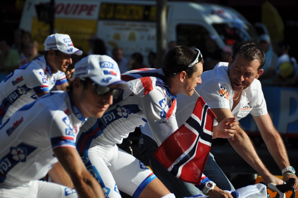 Riders from Team FDJ-Bigmat – Flocking Somewhere